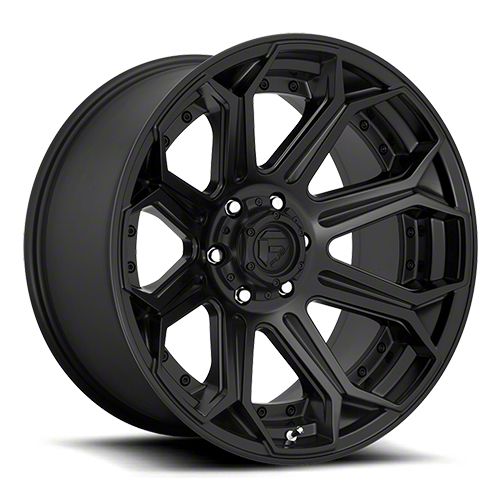 Fuel Wheels Titan XD Siege Matte Black 6-Lug Wheel; 24x12; -44mm Offset ...