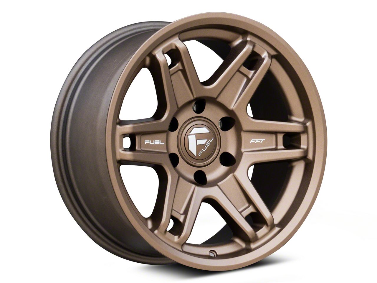 Fuel Wheels Titan XD Slayer Matte Bronze 6-Lug Wheel; 20x9; 1mm Offset ...