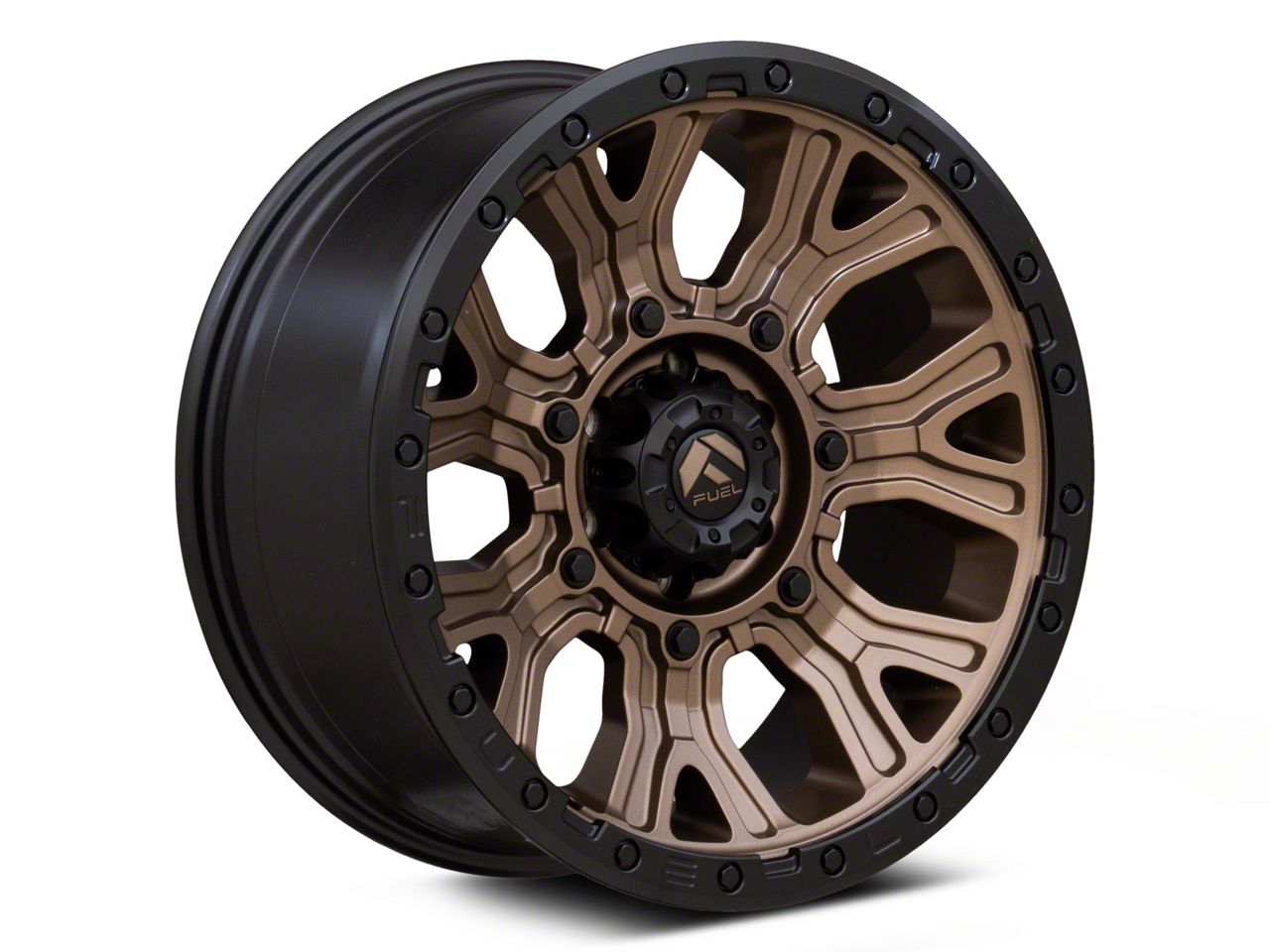 Fuel Wheels Titan XD Traction Matte Bronze 6-Lug Wheel; 20x9; 1mm ...