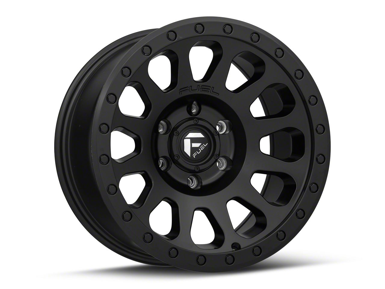 Fuel Wheels Titan XD Vector Matte Black 6-Lug Wheel; 18x9; 1mm Offset ...