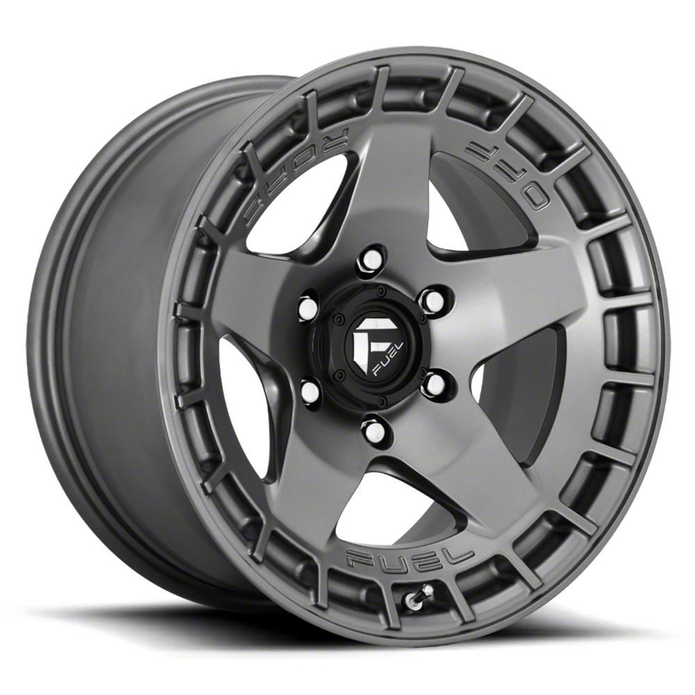 Fuel Wheels Titan XD Warp Matte Gunmetal 6-Lug Wheel; 20x9; 1mm Offset ...