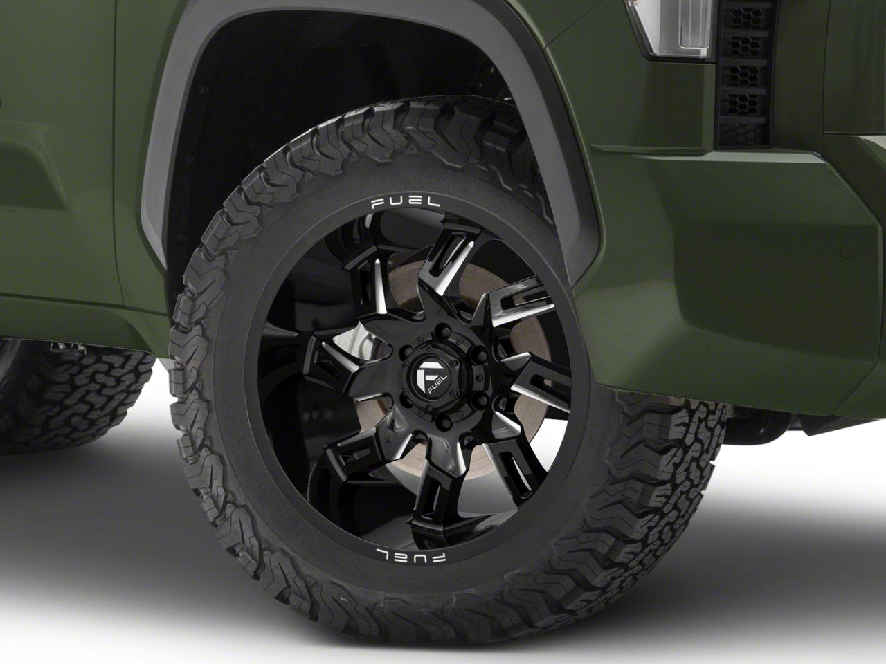 Fuel Wheels Tundra Lockdown Gloss Black Milled 6-Lug Wheel; 20x10 ...