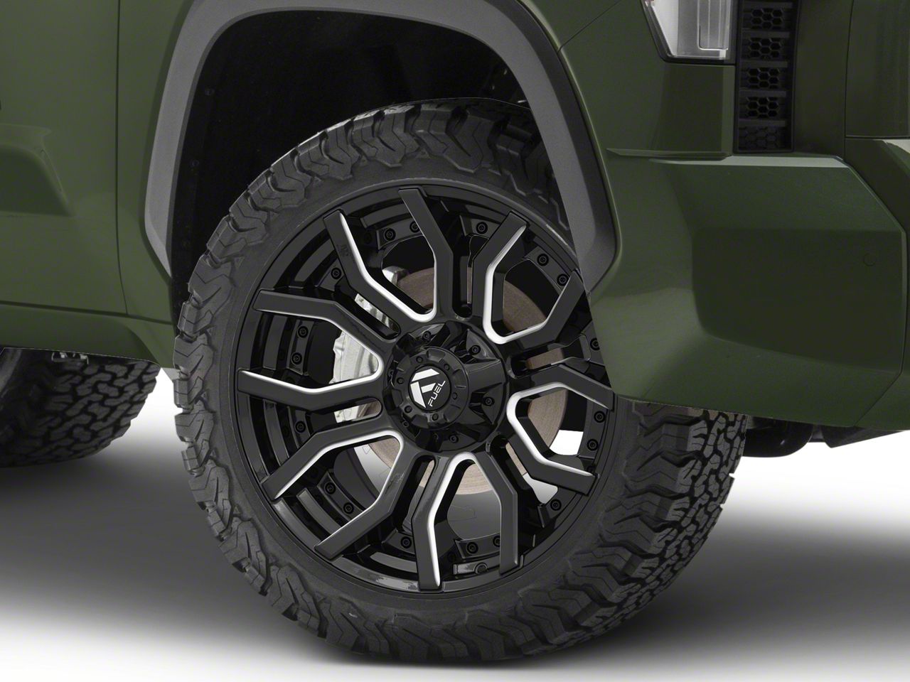 Fuel Wheels Tundra Rage Gloss Black Milled 6-Lug Wheel; 22x10; -18mm ...