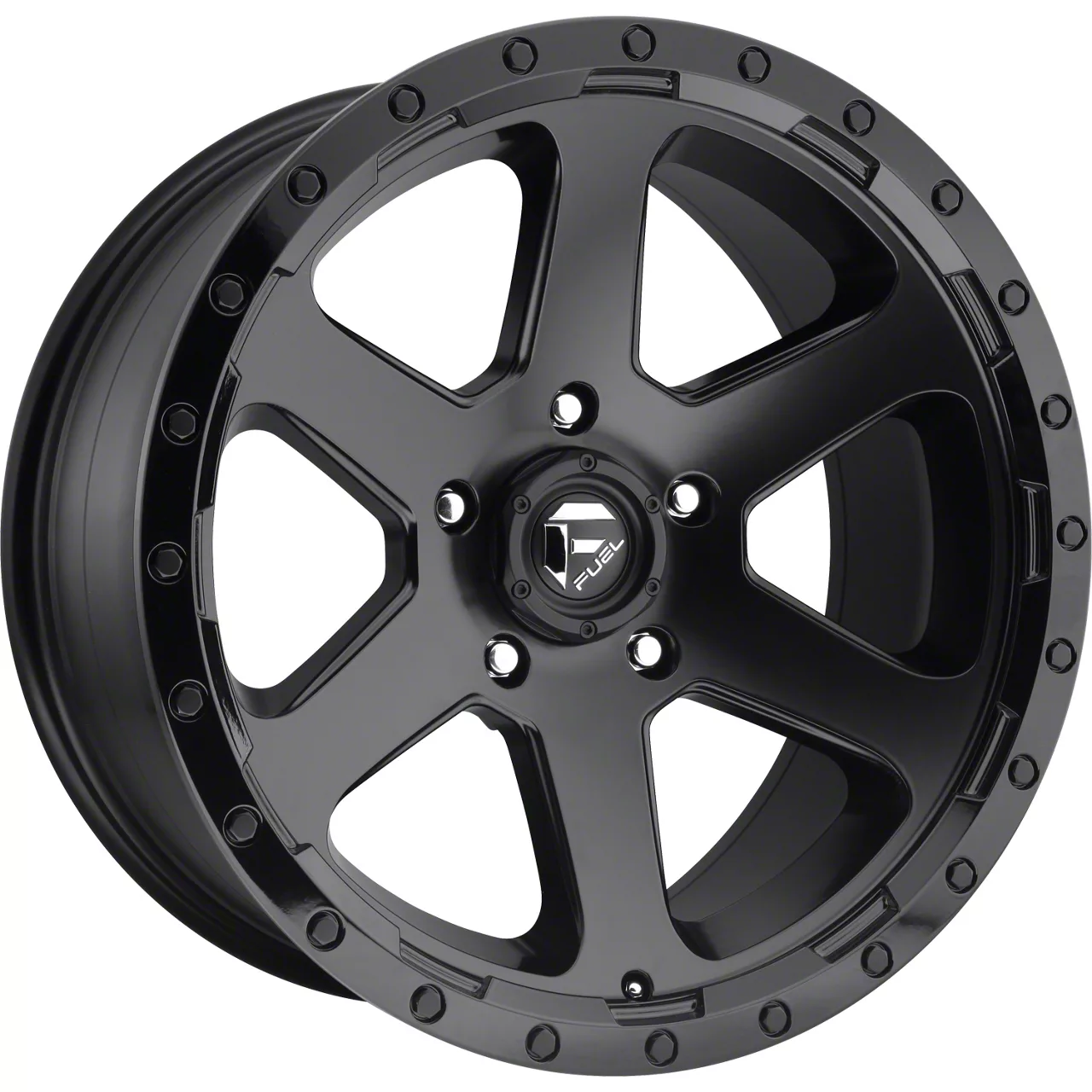 Fuel Wheels Tundra Ripper Matte Black 5-Lug Wheel; 20x9; 20mm Offset ...
