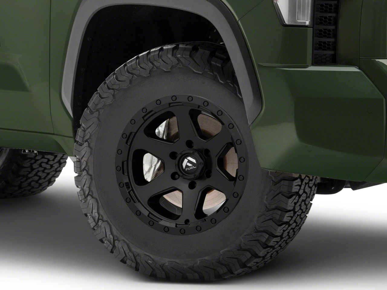 Fuel Wheels Tundra Ripper Matte Black 6-Lug Wheel; 17x9; 1mm Offset ...