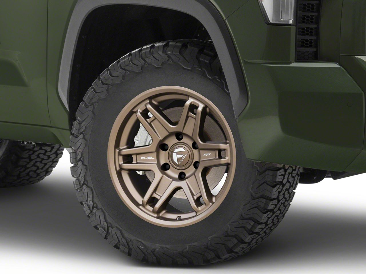 Fuel Wheels Tundra Slayer Matte Bronze 6-Lug Wheel; 18x8.5; 1mm Offset ...