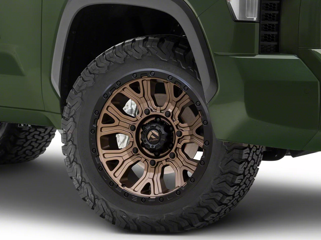 Fuel Wheels Tundra Traction Matte Bronze 6-Lug Wheel; 20x9; 1mm Offset ...