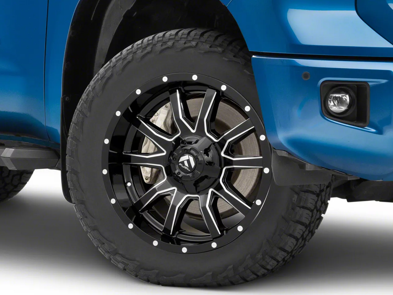 Fuel Wheels Tundra Vandal Gloss Black Milled 5-Lug Wheel; 20x9; 1mm ...