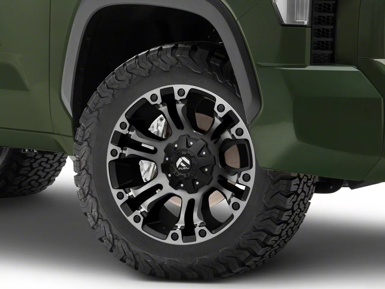 Fuel Wheels Tundra Vapor Matte Black with Gray Tint 6-Lug Wheel; 20x9 ...