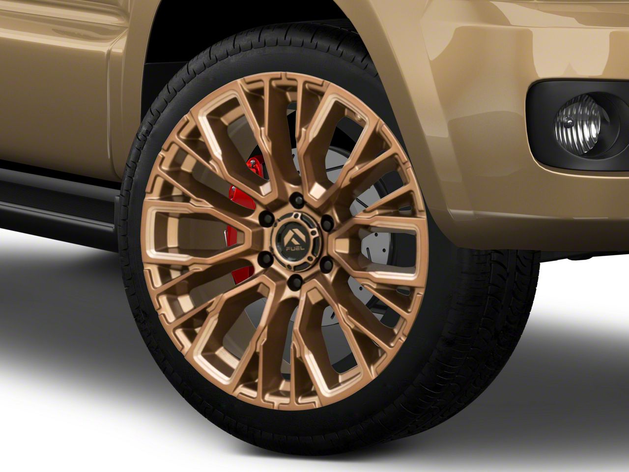 Fuel Wheels Toyota 4-Runner Rebar Platinum Bronze Milled 6-Lug Wheel ...