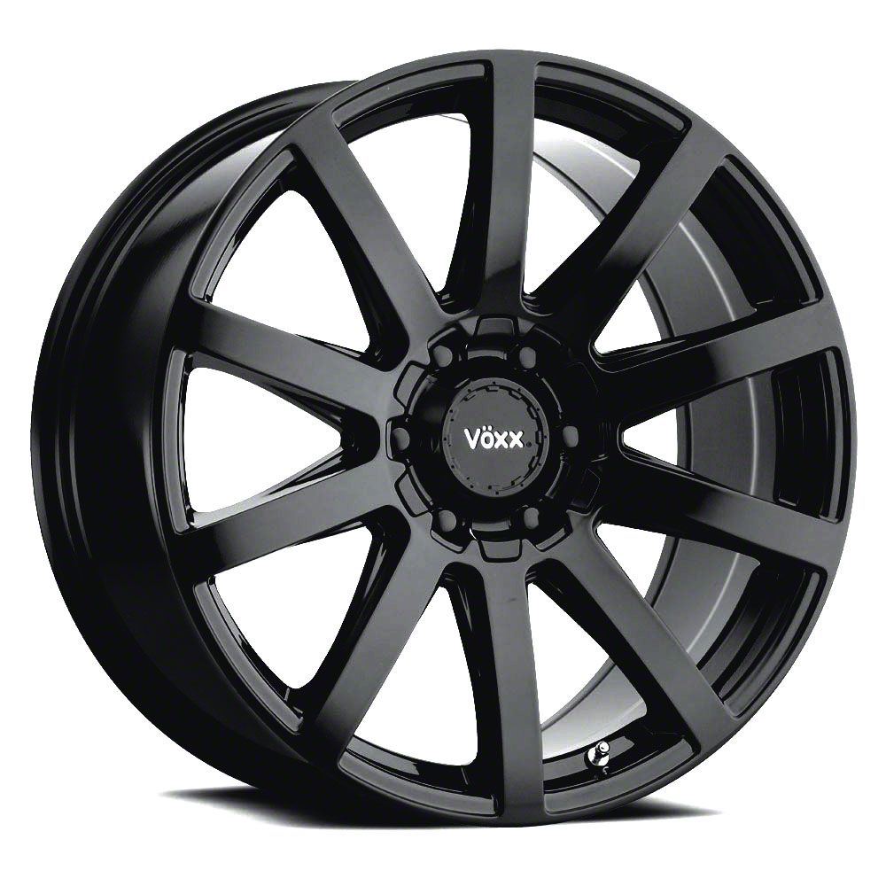Voxx Toyota 4-Runner Vento Gloss Black 6-Lug Wheel; 22x9; 30mm Offset ...