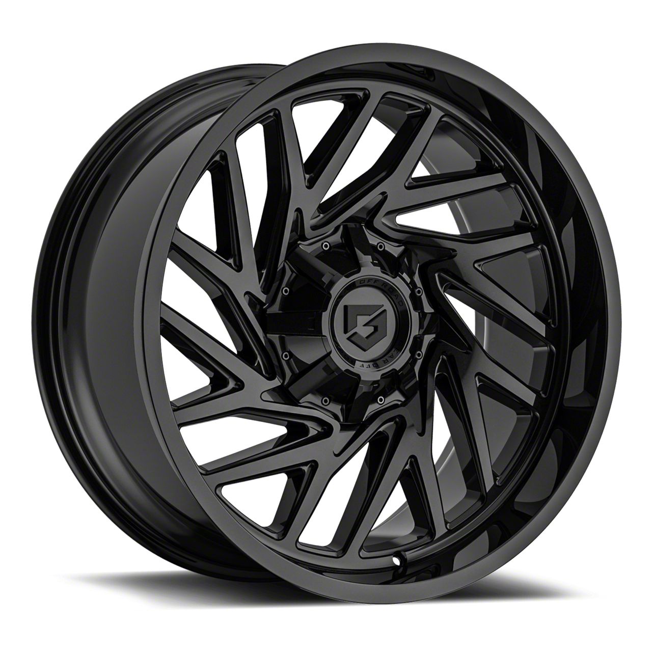 Gear Off-Road Bronco 769 Gloss Black 6-Lug Wheel; 20x10; -19mm Offset ...