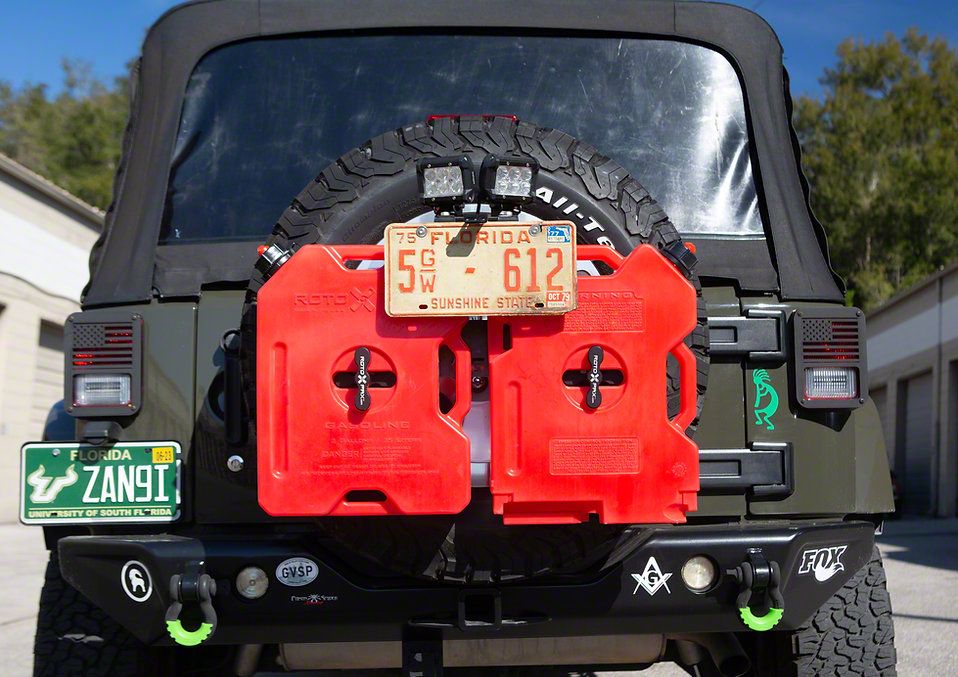 General Green Manufacturing Jeep Wrangler Tire Carrier Accessory Mount ...