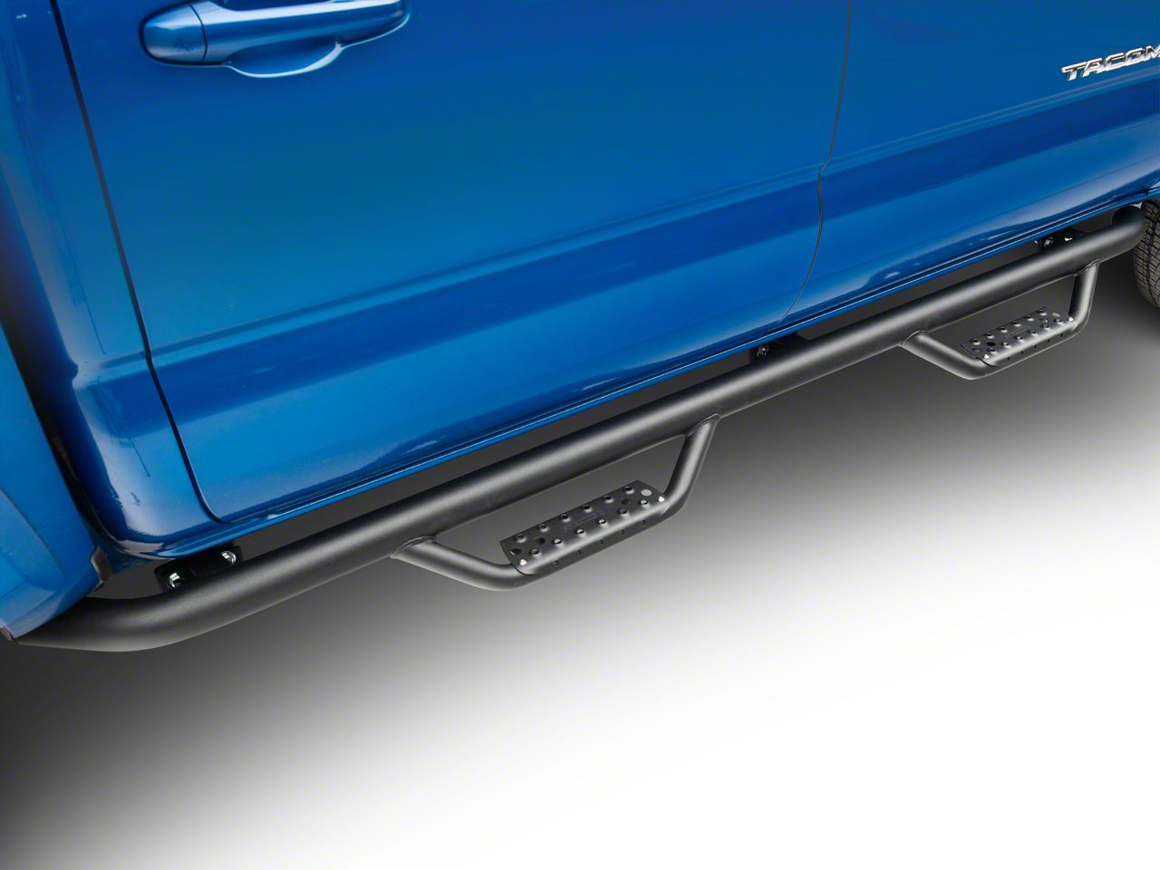 Tacoma Dominator Classic D2 Cab Length Side Step Bars; Textured Black ...