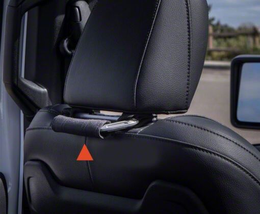 GPCA Bronco GP-Back Grip Headrest Grab Handles; Metallic Gray GP-BACK ...