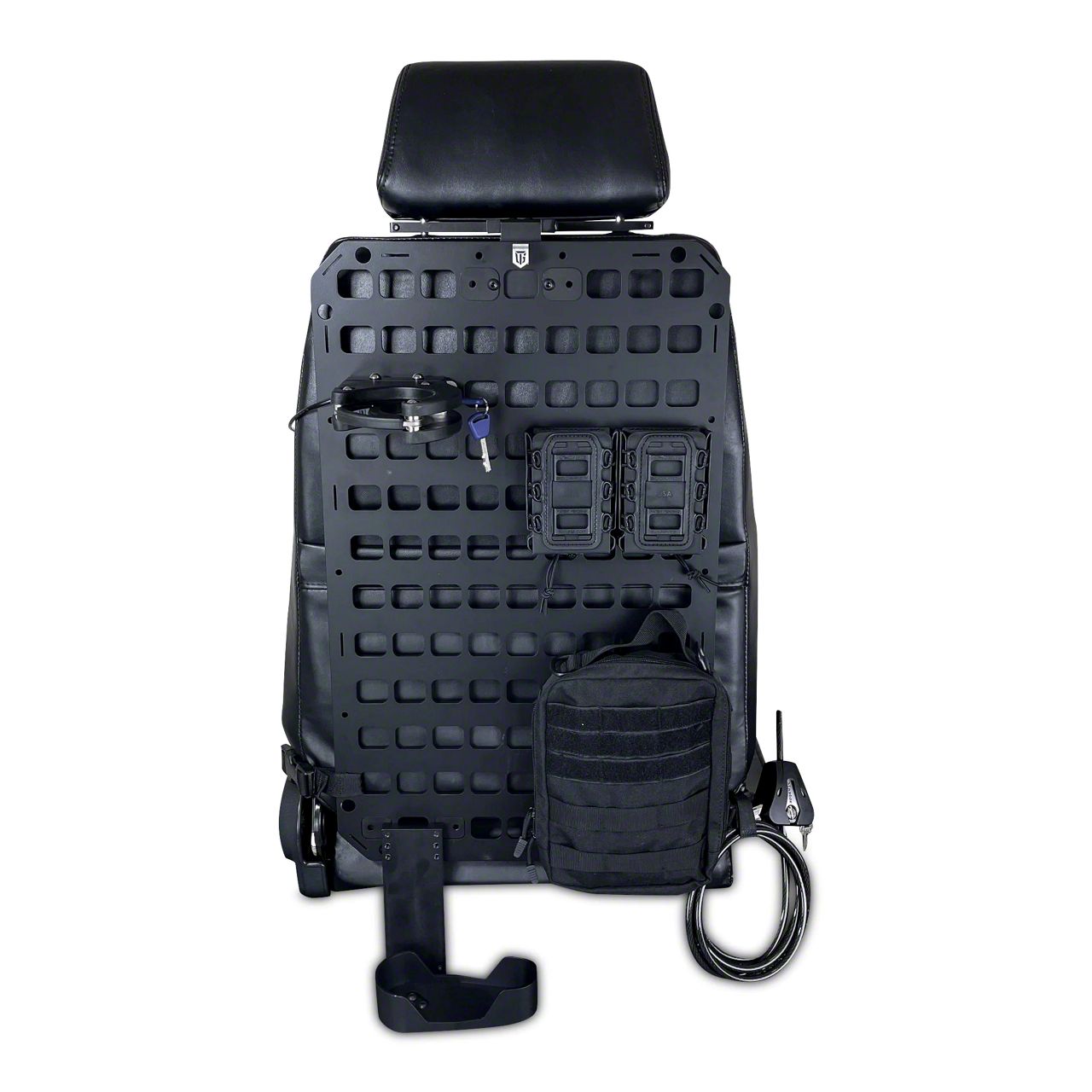 Grey Man Tactical Frontier RMPX Vehicle Locking Rifle Rack MOLLE Panel ...