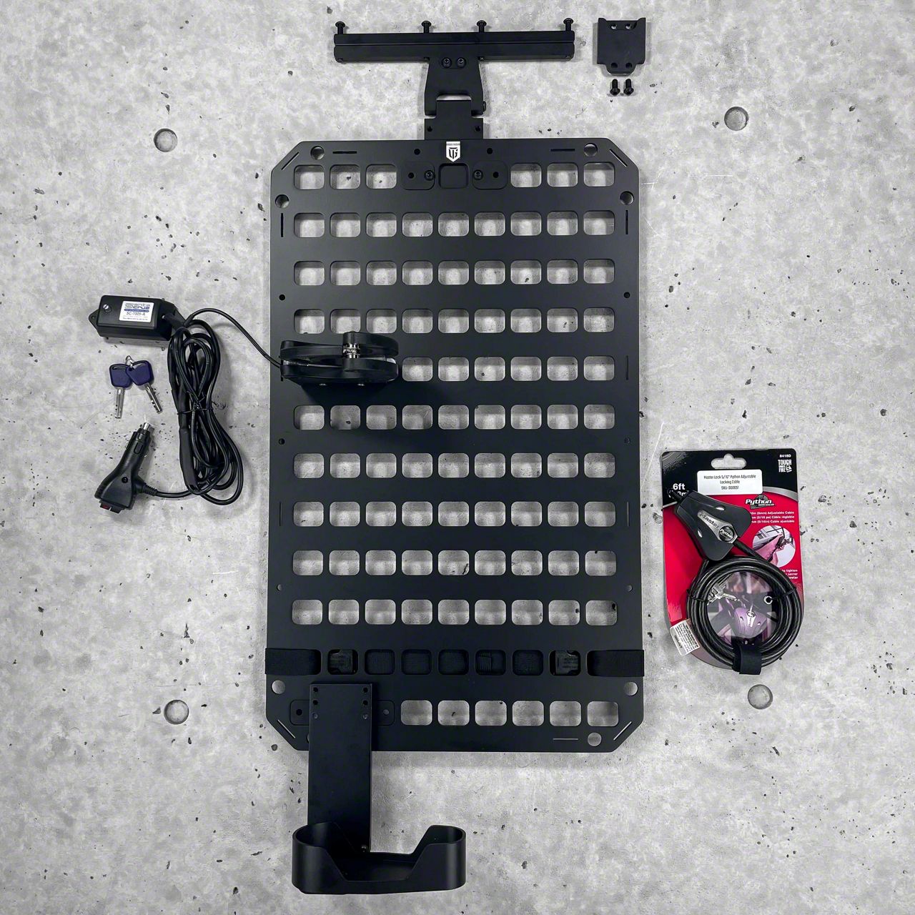 Grey Man Tactical Jeep Wrangler RMPX Vehicle Locking Rifle Rack MOLLE ...