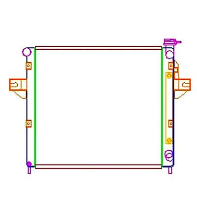 Griffin Radiators Jeep Grand Cherokee PerformanceFit CrossFlow Radiator ...