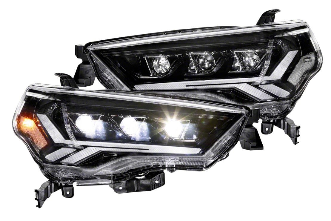 GTR Lighting Toyota 4-Runner Carbide LED Headlights with Amber Side ...