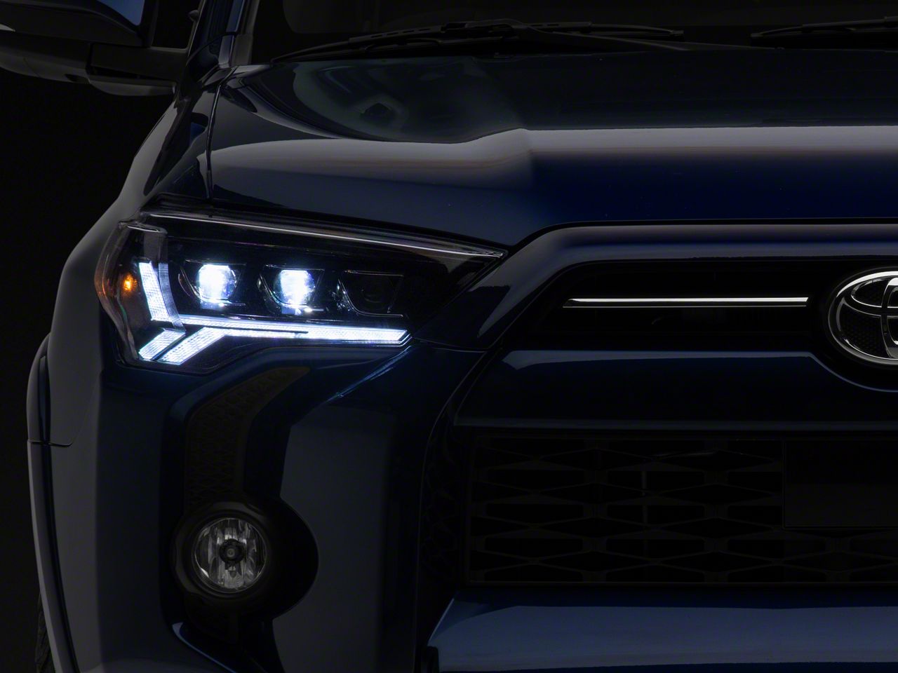 GTR Lighting Toyota 4-Runner Carbide LED Headlights with Clear Side ...