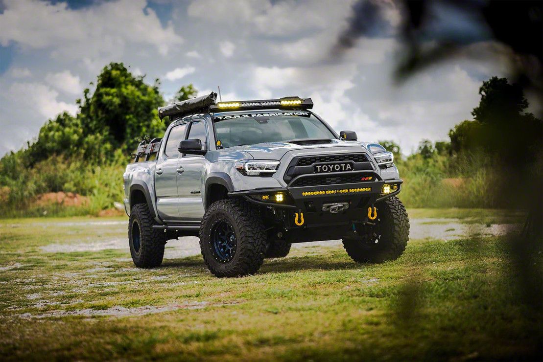 GTR Lighting Tacoma Carbide LED Headlights with Clear Side Markers ...