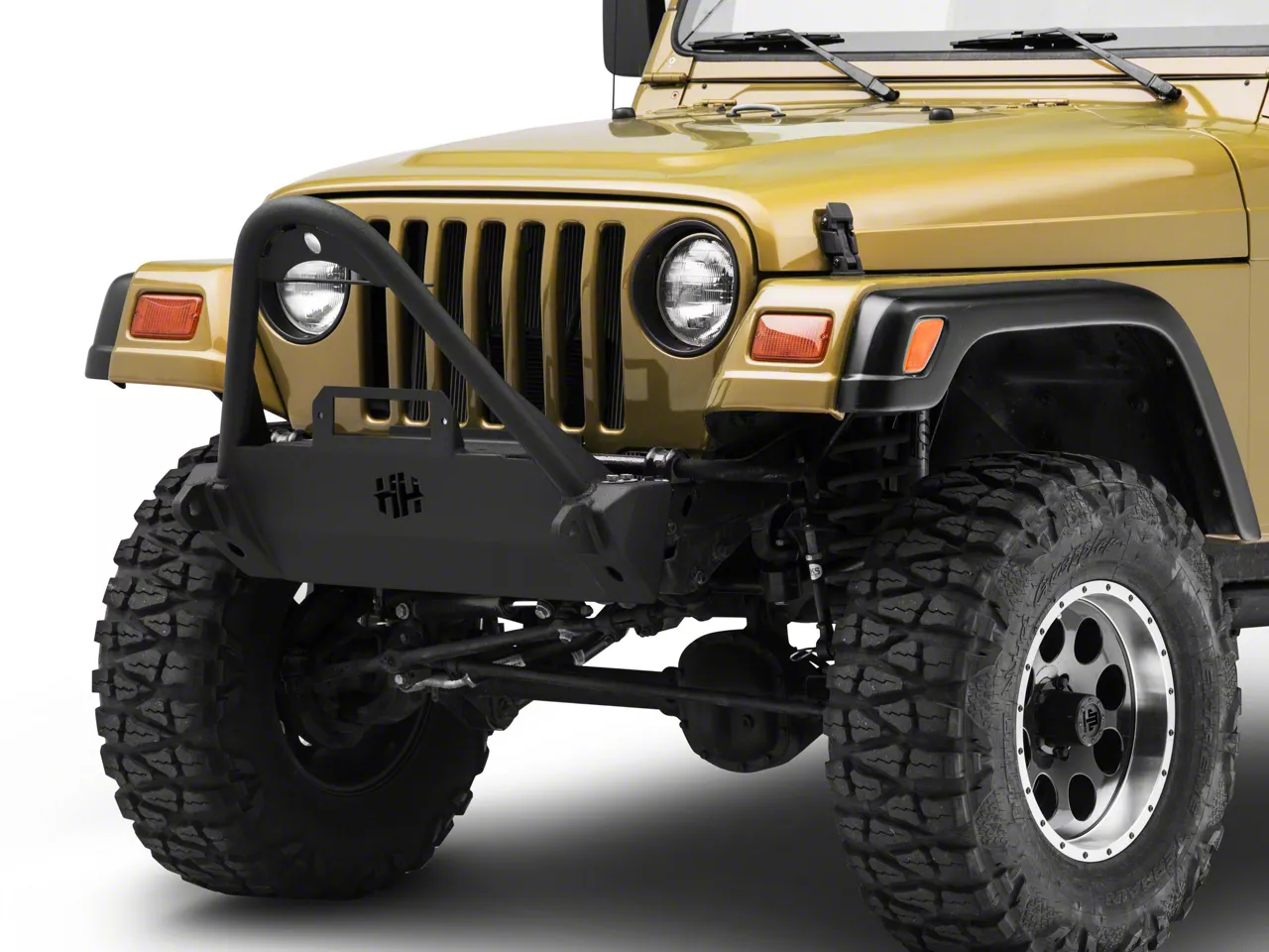 Hammerhead Jeep Wrangler Stubby Front Bumper with Stinger 600-56-0559 ...