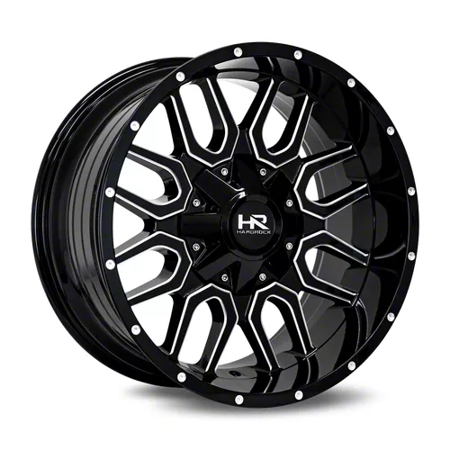 Hardrock Offroad Toyota 4-Runner Commander Gloss Black Milled 6-Lug ...