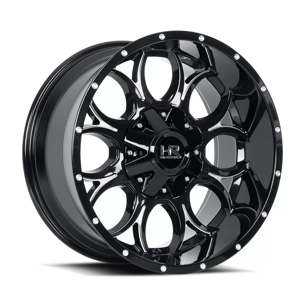Hardrock Offroad Tundra H711 Gloss Black Milled 5-Lug Wheel; 20x9; 0mm ...
