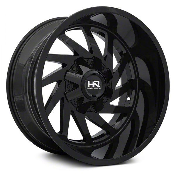 Hardrock Offroad Toyota 4-Runner Crusher Gloss Black 6-Lug Wheel; 20x9 ...