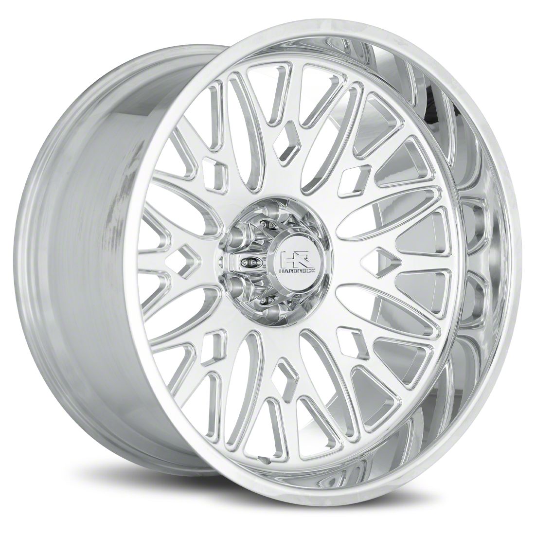 Hardrock Offroad Jeep Gladiator Bomber Gloss Black Milled Wheel; 22x10 ...
