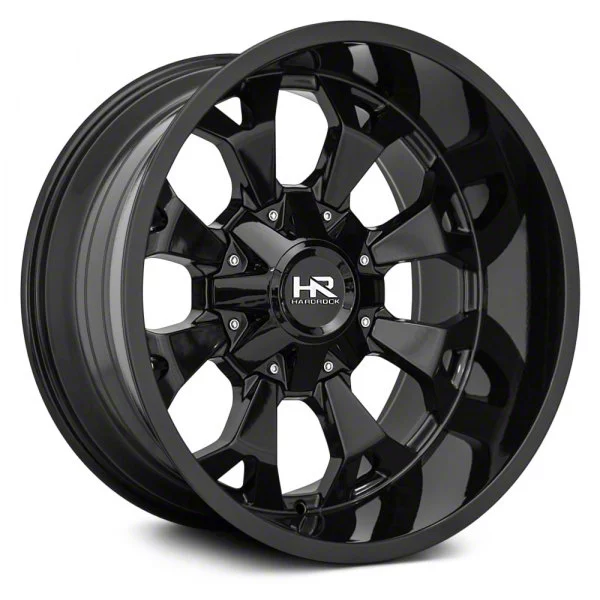Hardrock Offroad Jeep Wrangler Devastator Gloss Black Wheel; 20x12 ...