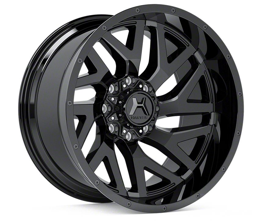 Hartes Metal Bronco Stealth Gloss Black Milled with Satin Dark Tint 6 ...