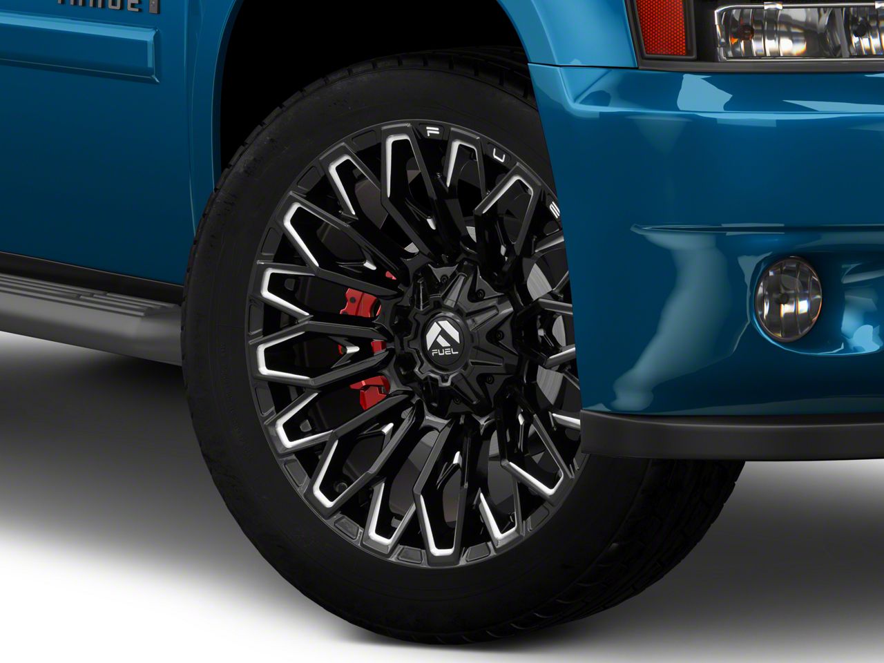 Hartes Metal Bronco Strike Gloss Black Milled 6-Lug Wheel; 22x12; -44mm ...