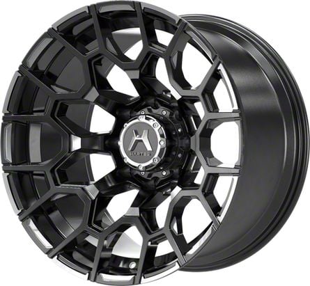 Hartes Metal Tundra Spur Gloss Black Milled with Milled Dimple Wheel ...