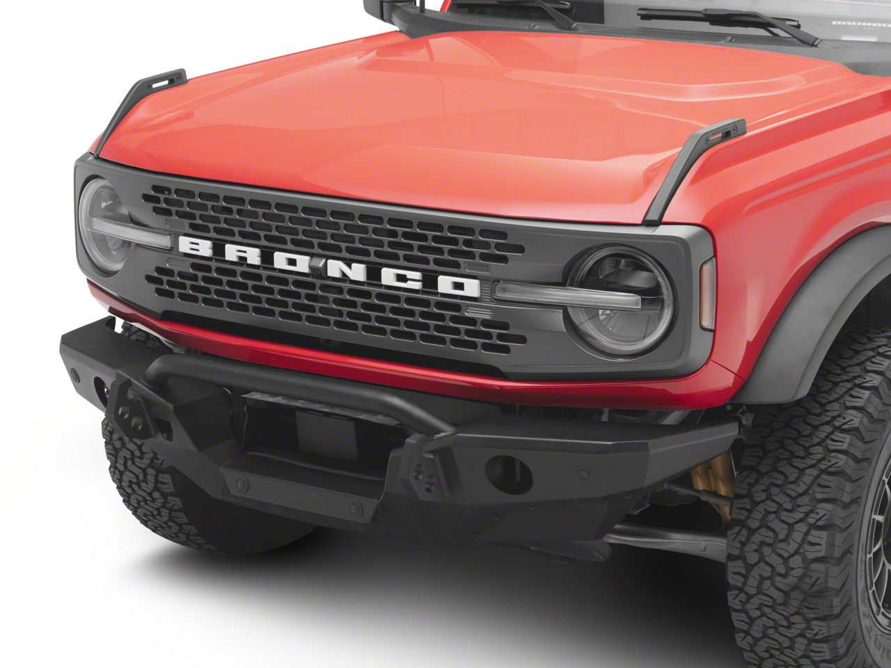 Havoc Offroad Bronco Steel Bender Front Bumper; Textured Black HFB-02 ...
