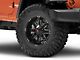 Havok Off-Road Jeep Wrangler H-103 Black Machined Wheel; 17x9; -12mm ...