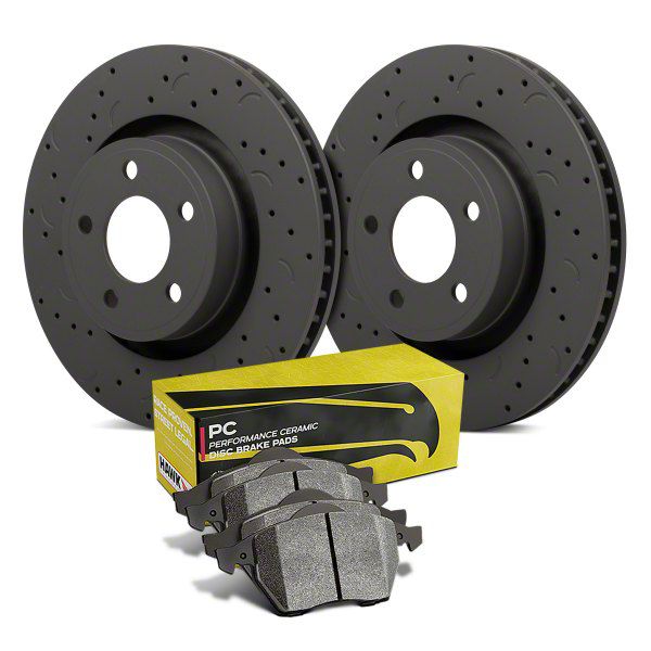 Hawk Performance Jeep Grand Cherokee Talon Cross-Drilled and Slotted ...