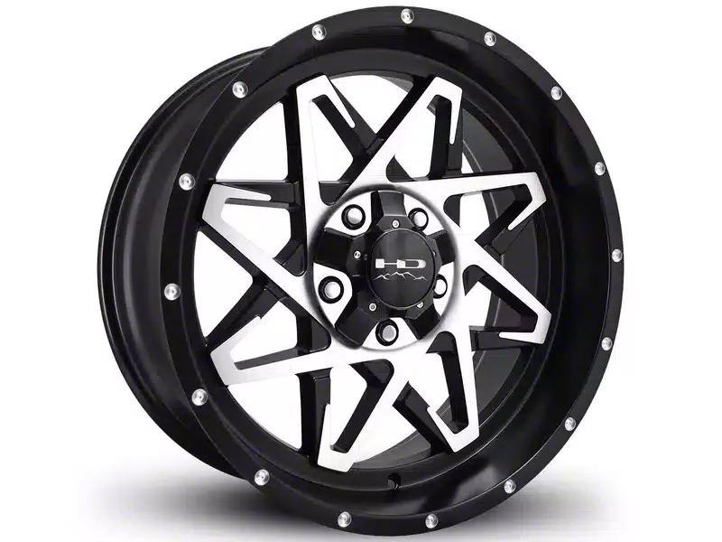 HD Off-Road Wheels Toyota 4-Runner Caliber Satin Black Machined 6-Lug ...