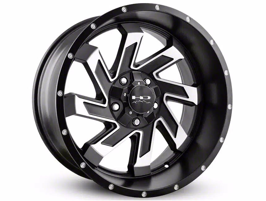 HD Off-Road Wheels Toyota 4-Runner SAW Gloss Black Milled 6-Lug Wheel ...