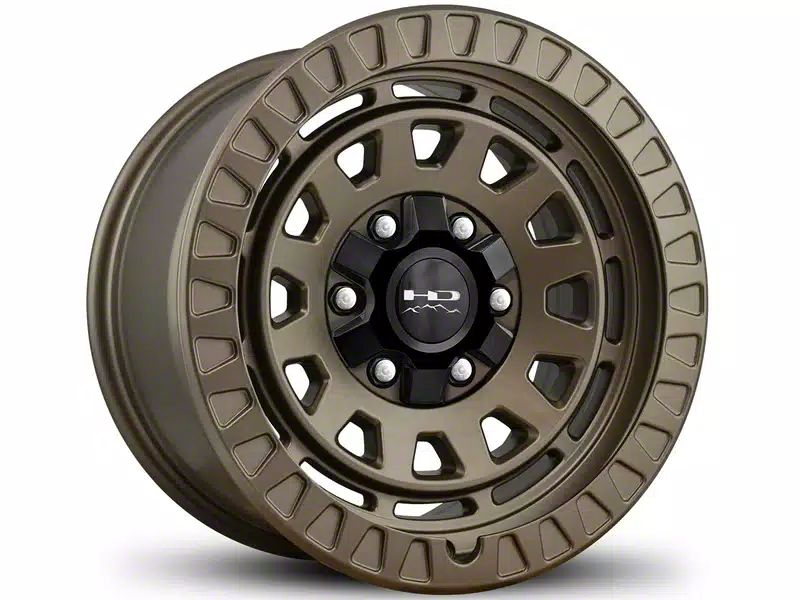 HD Off-Road Wheels Bronco Venture Satin Bronze 6-Lug Wheel; 17x9; -12mm ...