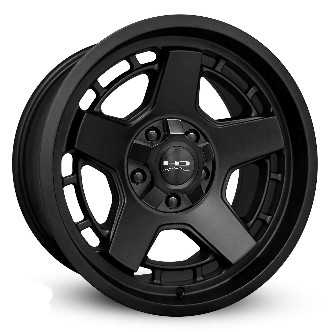 HD Off-Road Wheels Jeep Cherokee Atlas Satin Black Wheel; 17x9; -12mm ...