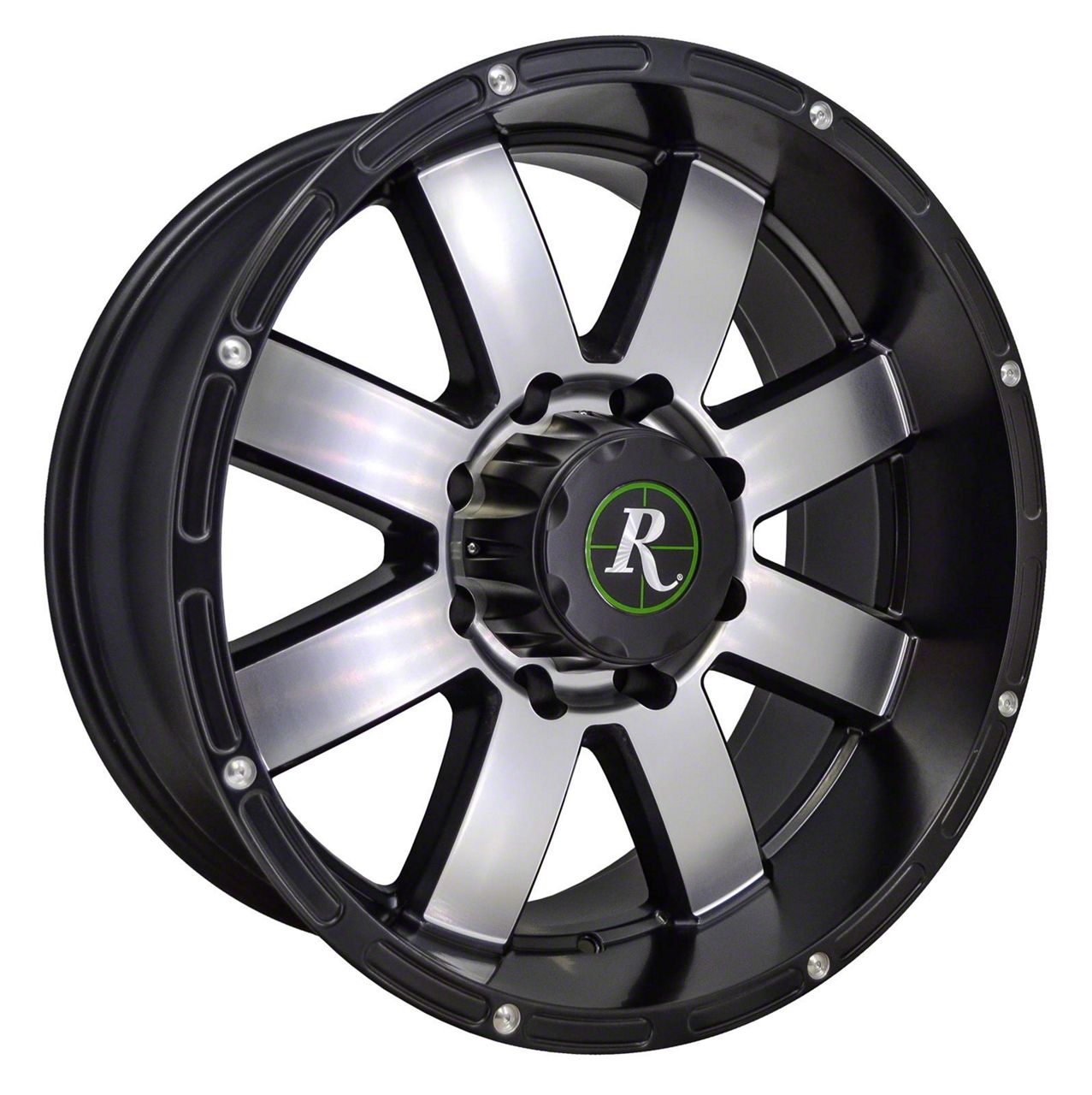 HD Off-Road Wheels Jeep Grand Cherokee 8 Point Satin Black Machined ...