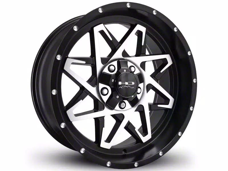 HD Off-Road Wheels Jeep Grand Cherokee Caliber Satin Black Machined ...