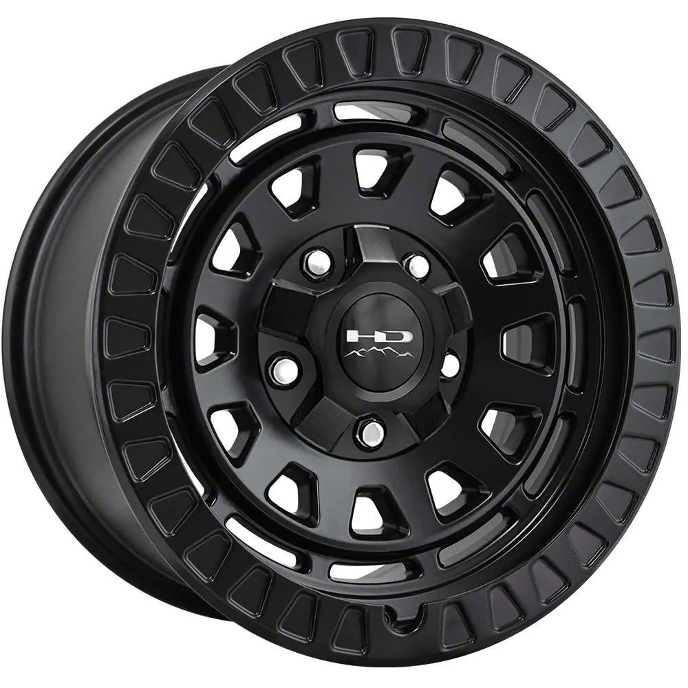 HD Off-Road Wheels Jeep Grand Cherokee Venture Satin Black Wheel; 17x9 ...