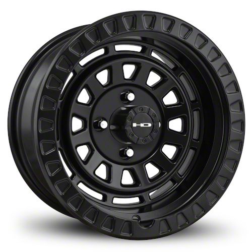 HD Off-Road Wheels Jeep Wrangler Venture Satin Black Wheel; 17x9; 0mm ...