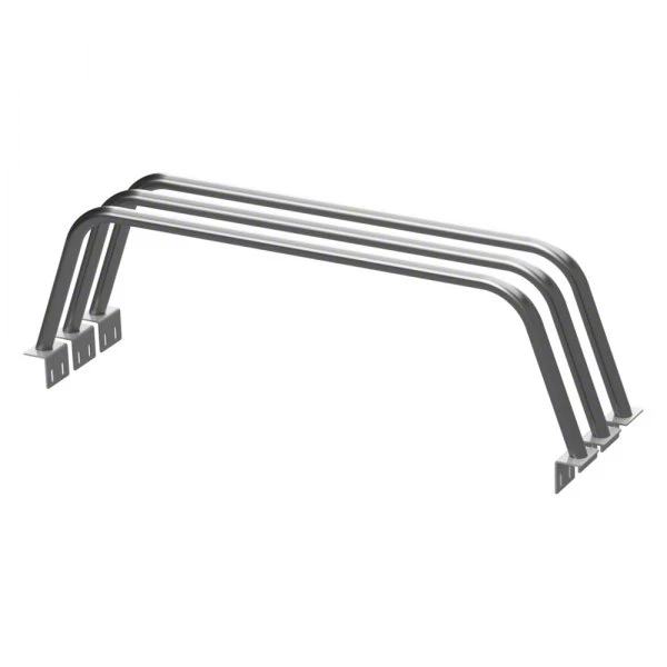 Heavy Metal Off-Road Frontier 23-Inch Triple Bed Bars; Bare Steel ...