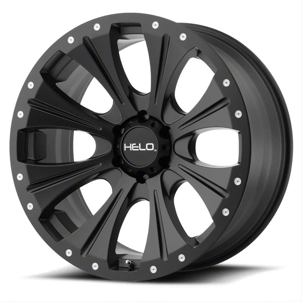 HELO Titan HE901 Satin Black Machined with Dark Tint 6-Lug Wheel; 20x9 ...