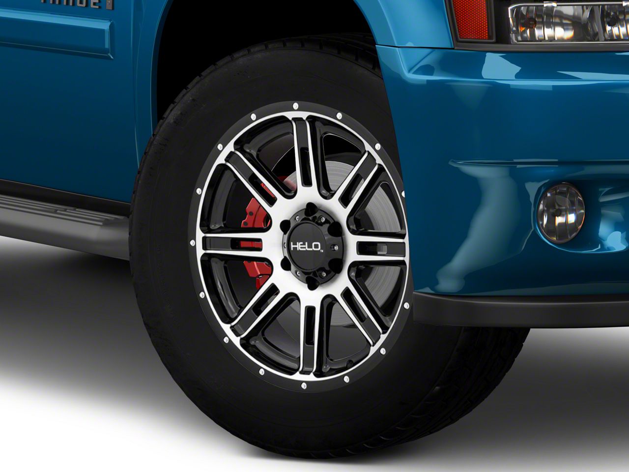 HELO Toyota 4-Runner HE900 Gloss Black Machined 6-Lug Wheel; 20x9; 18mm ...