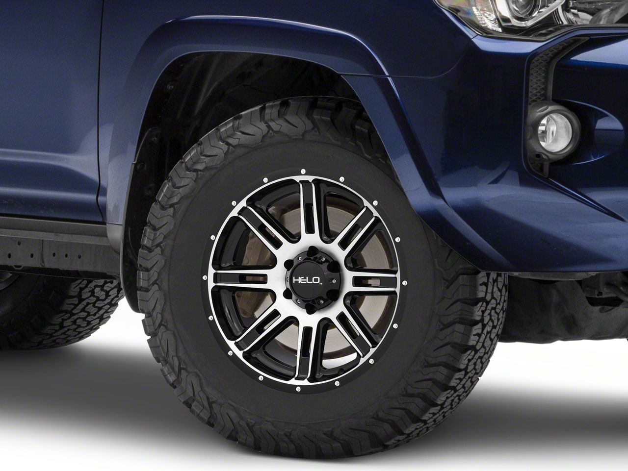 HELO Toyota 4-Runner HE900 Gloss Black Machined 6-Lug Wheel; 17x9 ...