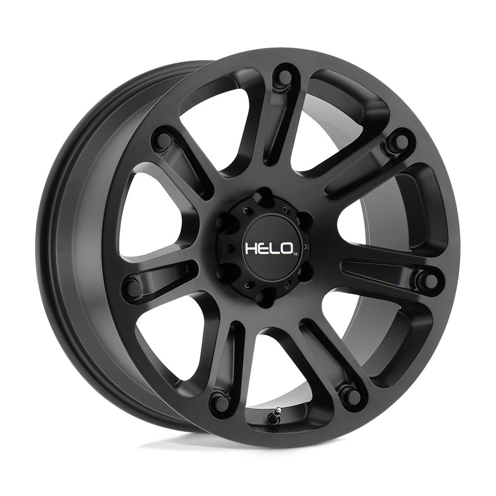 HELO Jeep Wrangler HE904 Satin Black Wheel; 20x10; -18mm Offset ...